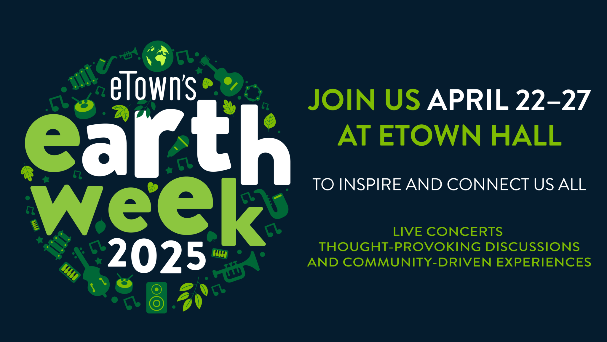 Celebrate Earth Week! - eTown